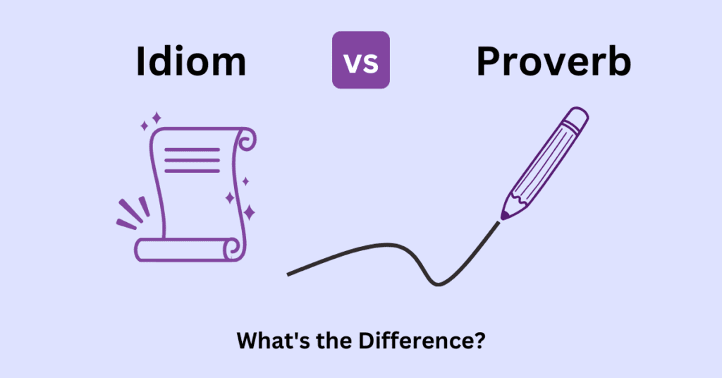 Idiom vs Proverb: Definitions, Examples, and Key Differences